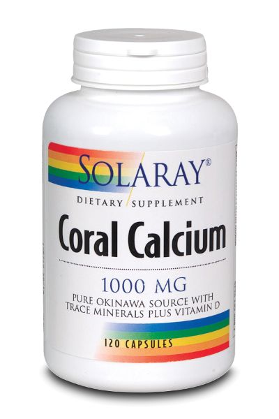 Kellmart.com - Solaray Coral Calcium 250mg 120 Capsules (076280458114)
