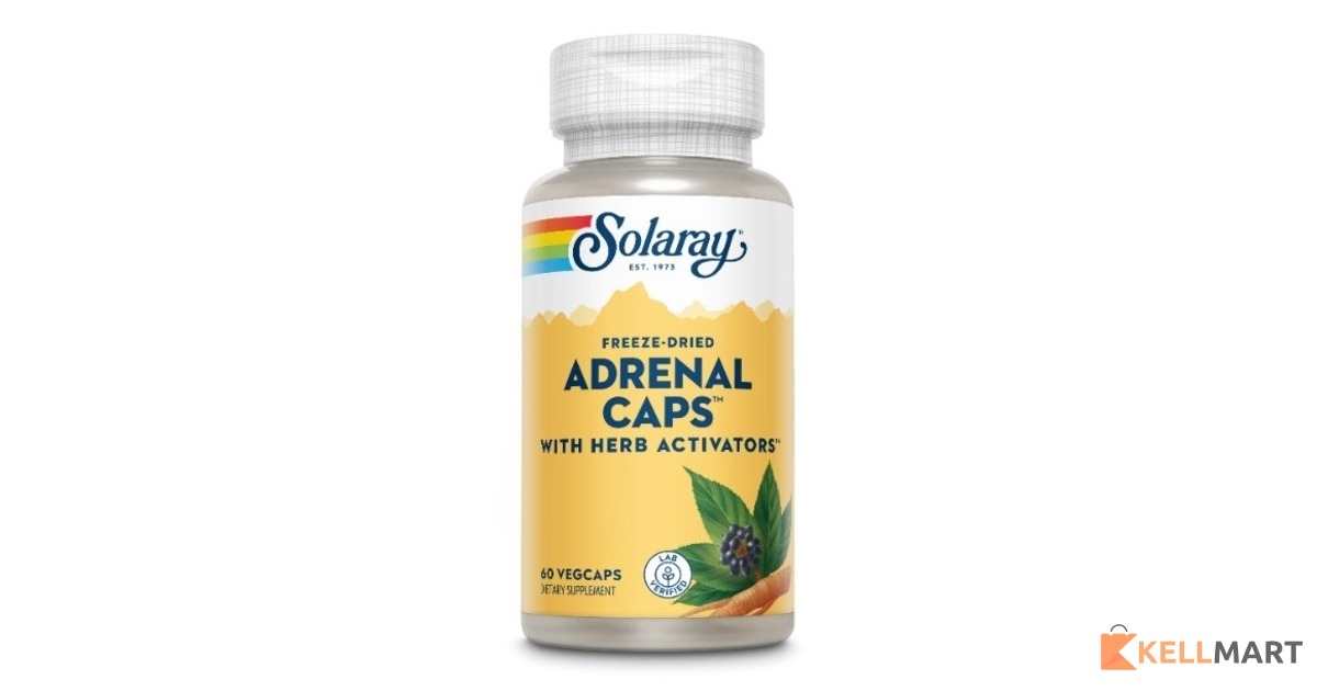 Kellmart.com - Solaray Adrenal Caps, Freeze-dried Raw Gland Concentrate ...