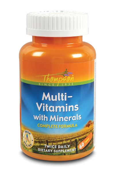 Kellmart.com - Thompson Multi Vitamins W/minerals 60 Tablets (031315195662)