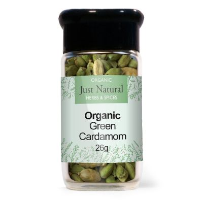 Kellmart.com - Just Natural Herbs Cardamom Whole (glass Jar) 26g ...