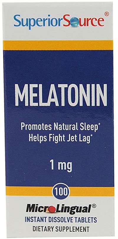 Kellmart.com - Superior Source Melatonin 1mg 100 Microlingual Tablets ...