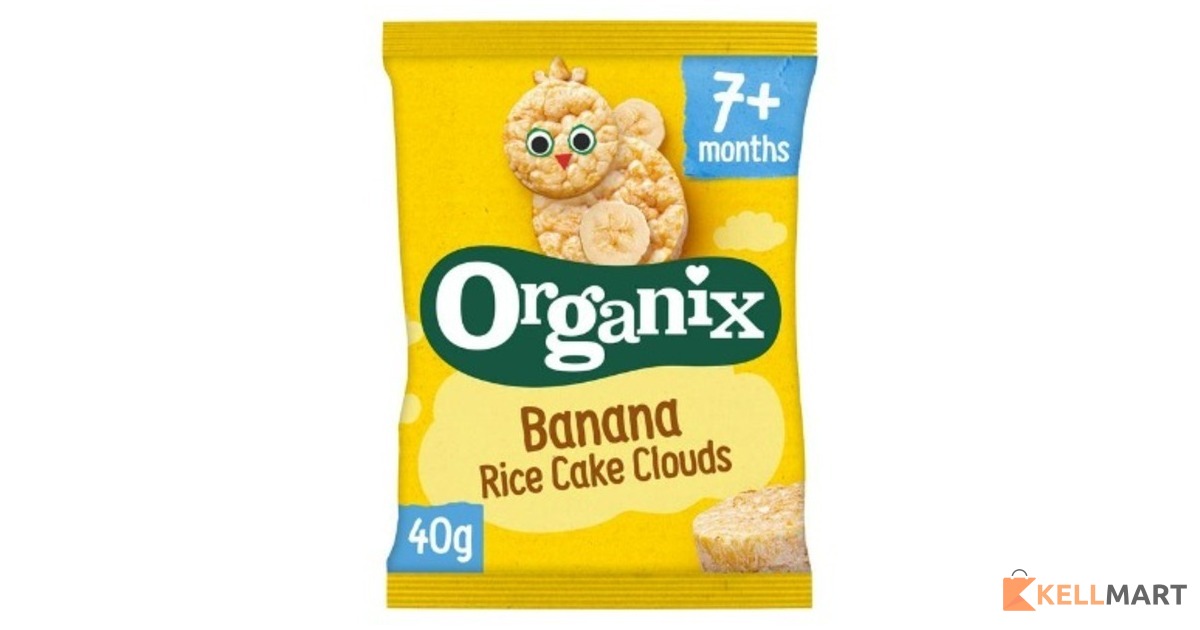 Kellmart.com - Organix Organix Banana Rice Cake Clouds Baby Snack 7 ...