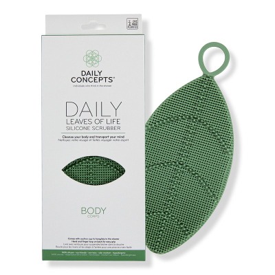 Kellmart.com - Daily Concepts Leaves Of Life Silicone Body Scrubber ...