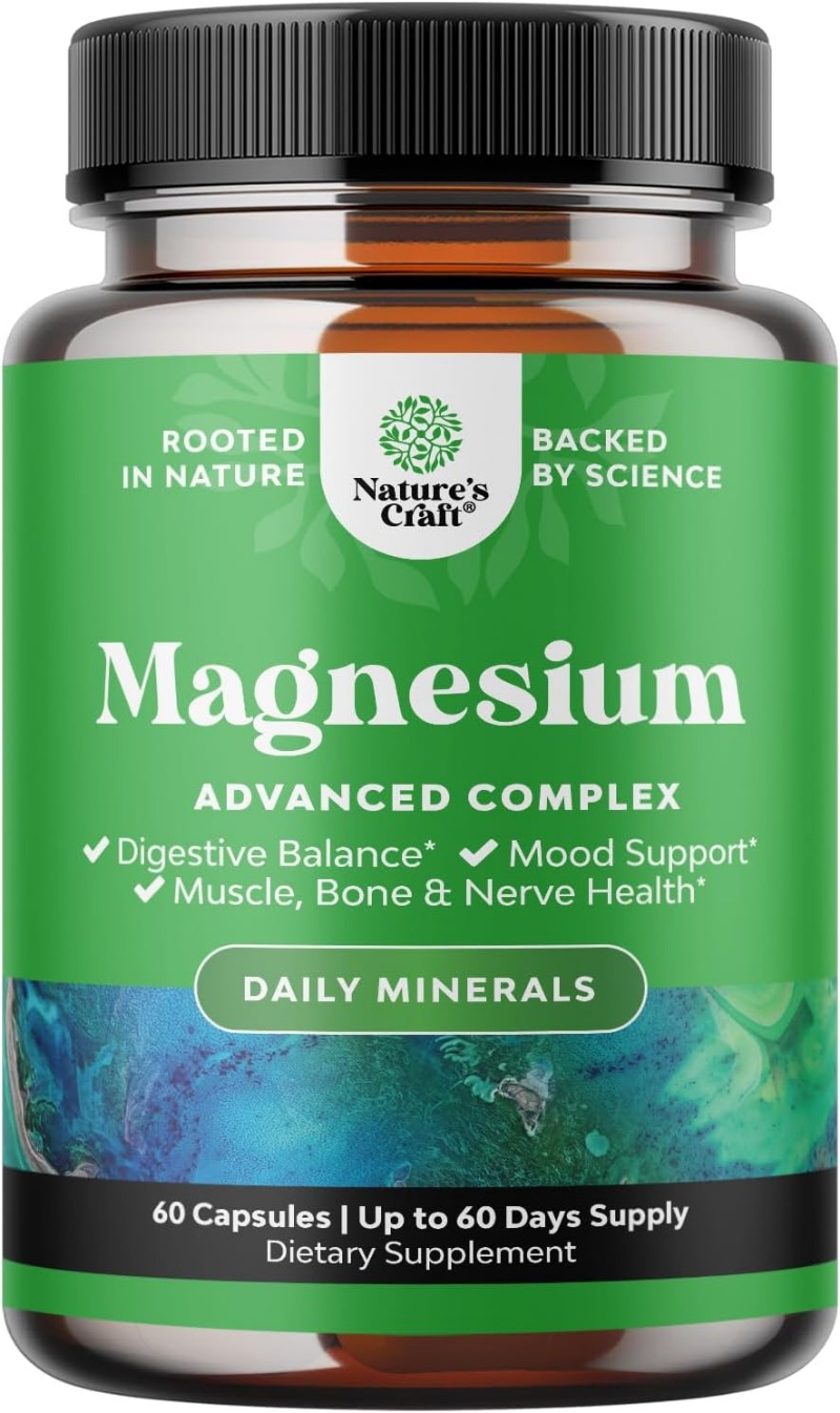 Kellmart.com - Nature's Craft Magnesium Advanced Complex 60 Capsules ...